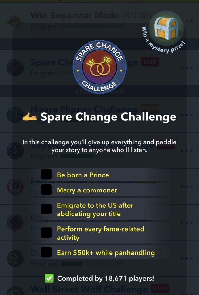 How to Complete the Spare Change Challenge in Bitlife (Full Guide ...